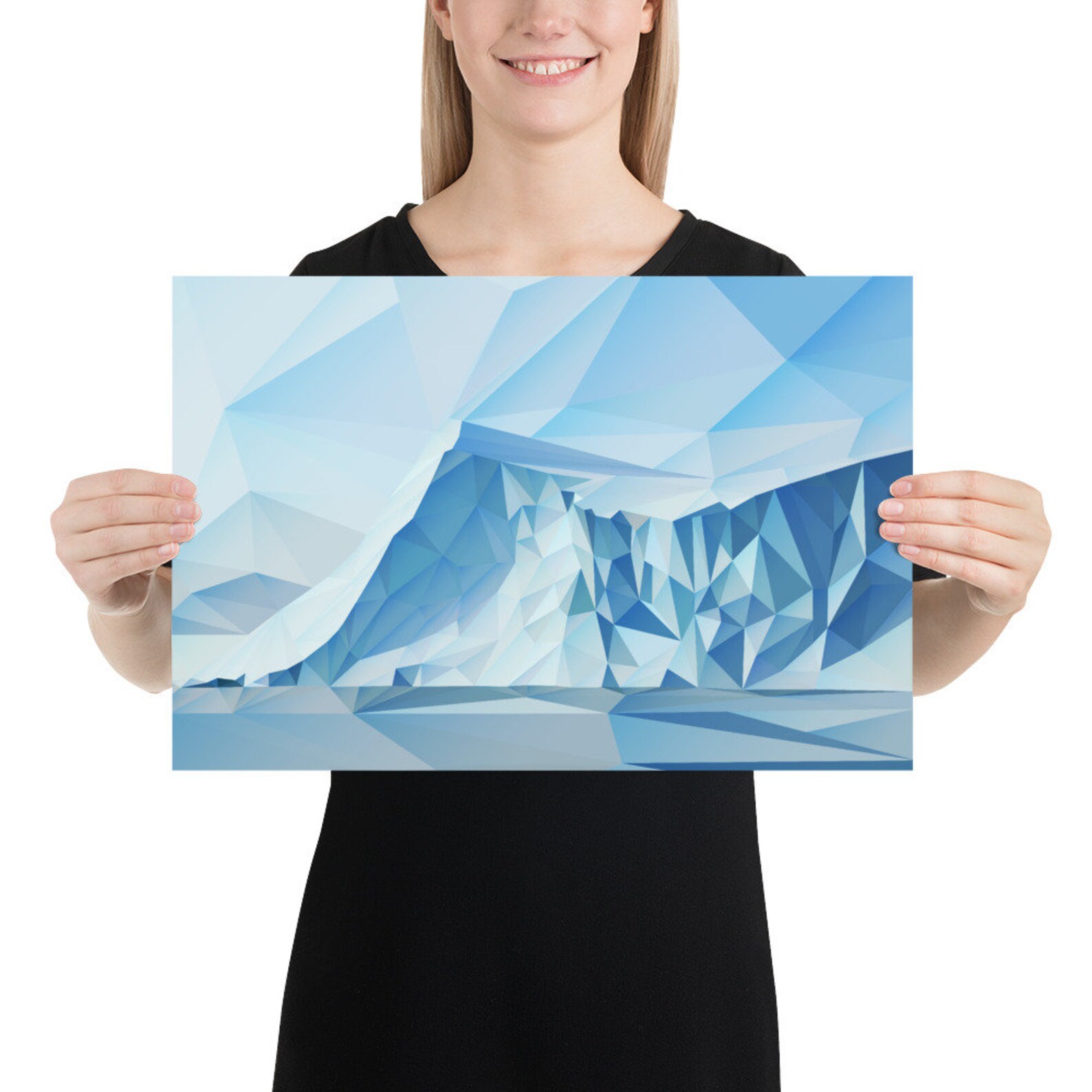 Iceberg Wall Art Poster Minimal Wall Art Modern Wall Art - Etsy