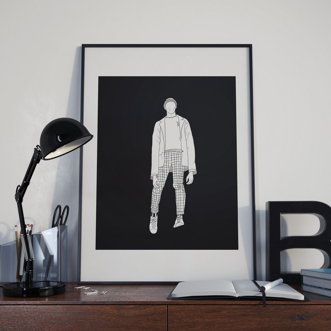 Modern Slender Man Digital Print | 8x10 | Download | Cool Cryptids ...