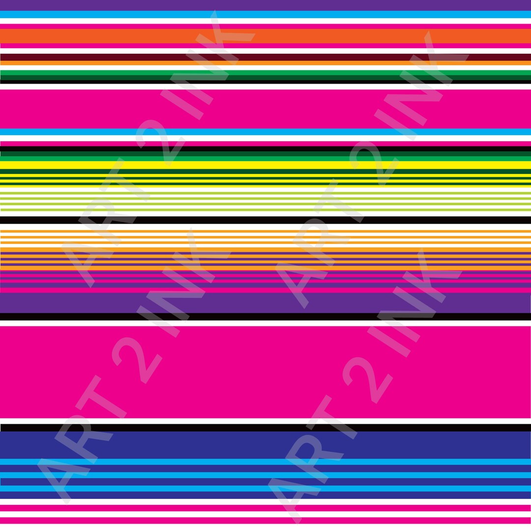 Colorful Mexican Style Sarape Pattern - Etsy