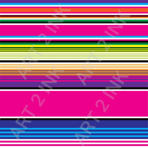 Colorful Mexican Style Sarape Pattern - Etsy