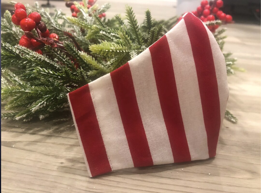 Candy Cane Mask Toddler Face Mask Fashion Face Mask Cute - Etsy