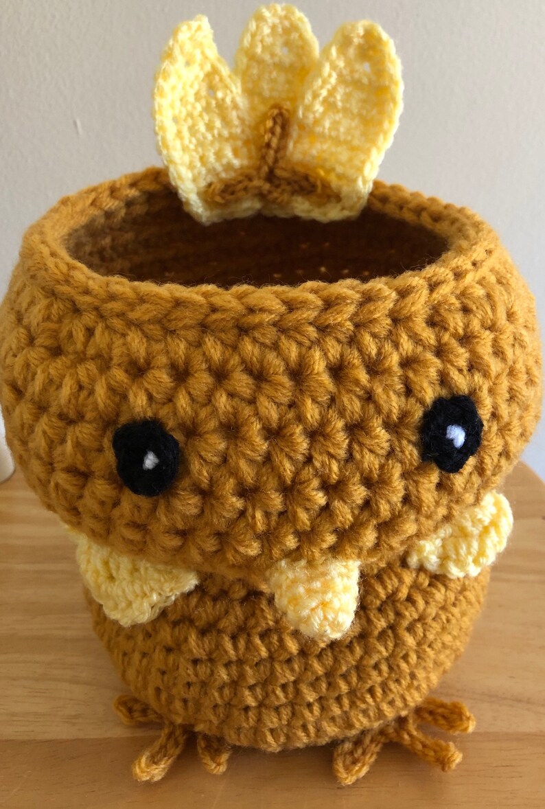 Torchic Inspired Basket Crochet Pattern - Etsy