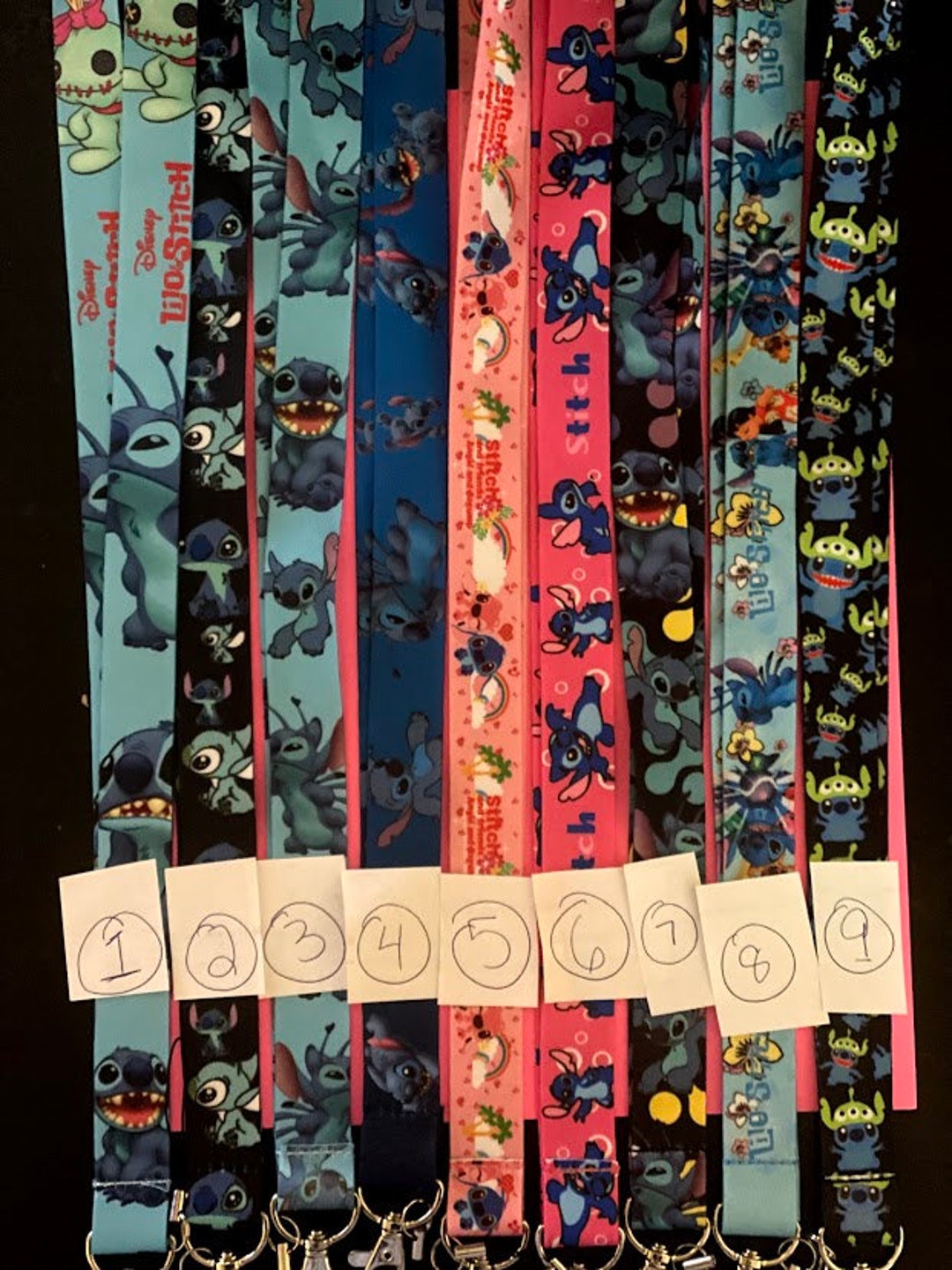 Disney's Stitch Lanyards You Choose the Style - Etsy