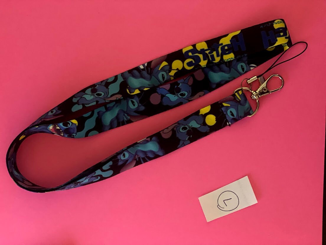 Disney's Stitch Lanyards You Choose the Style - Etsy