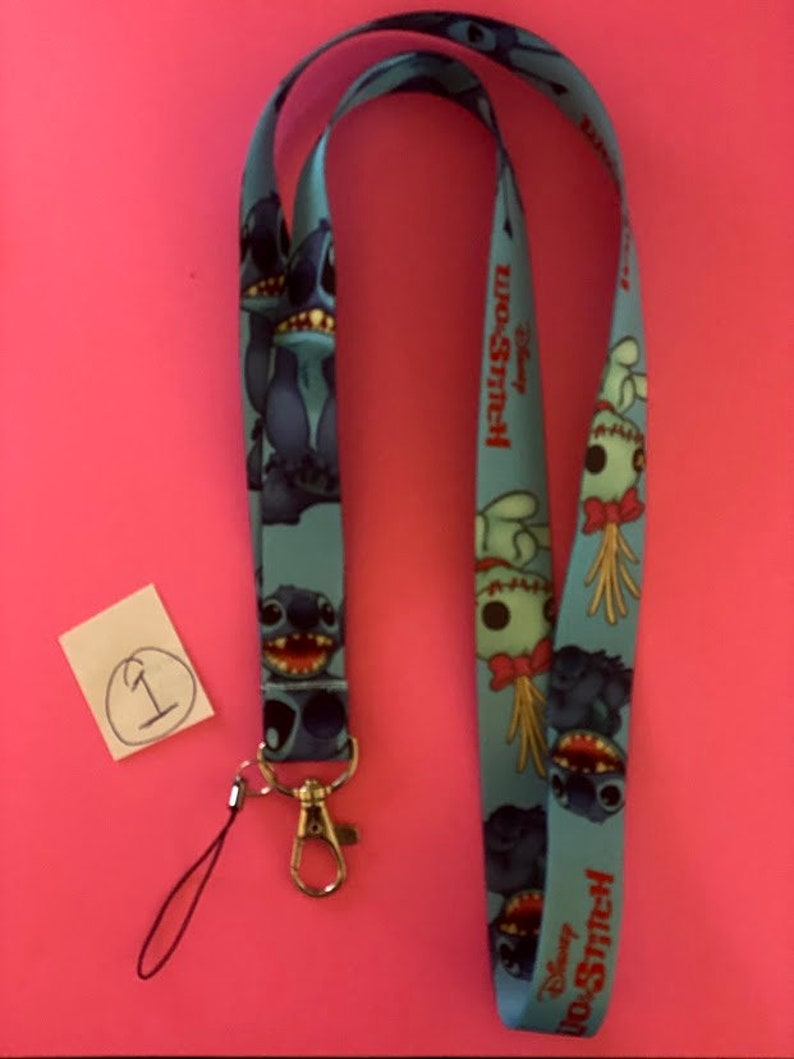 Disney's Stitch Lanyards You Choose the Style - Etsy