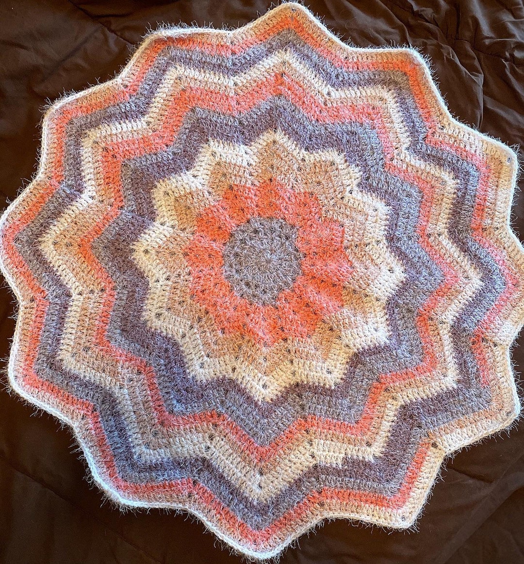 12 Point Crochet Star Blanket Crochet Blanket Baby Blanket - Etsy