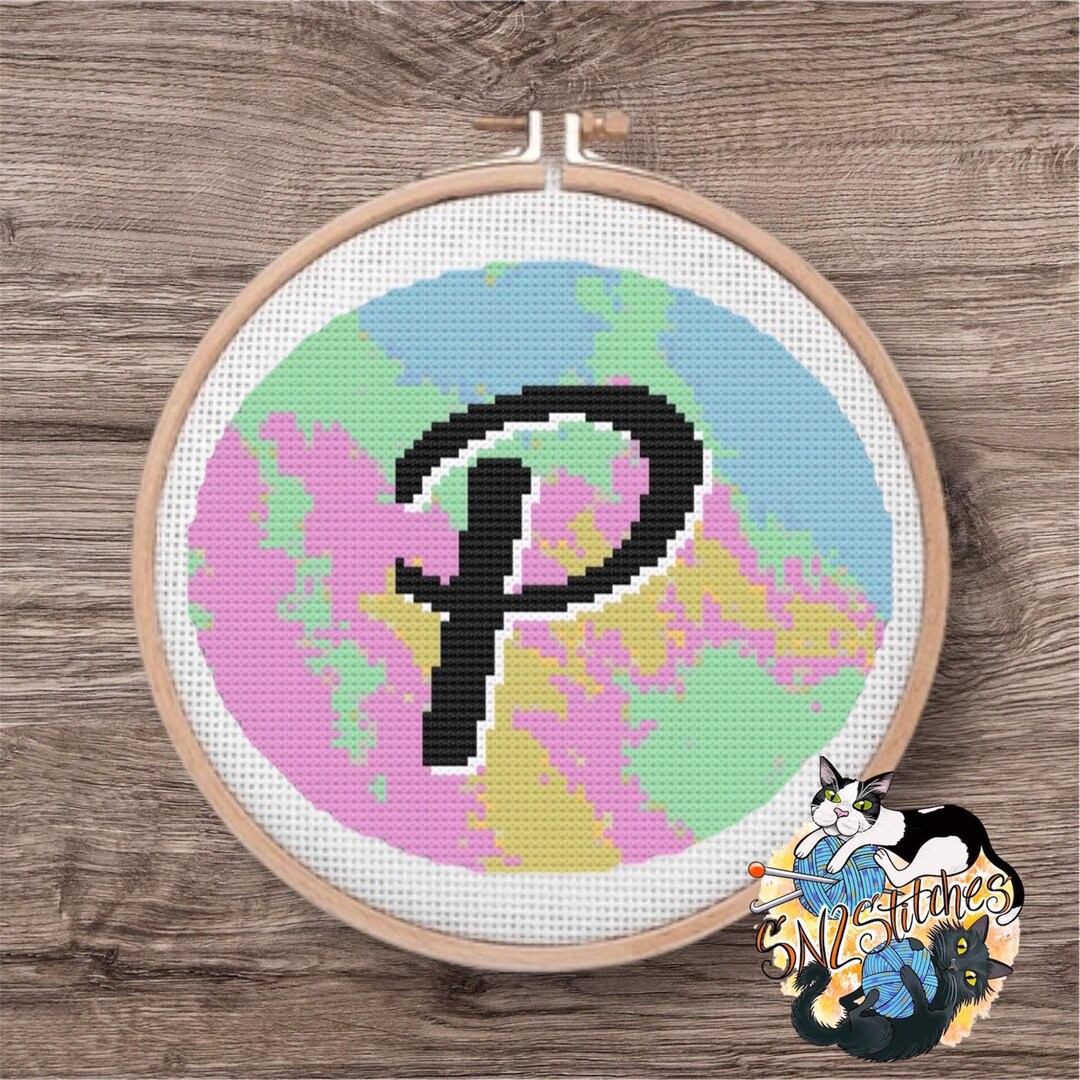 Letter "p" Cross Stitch Pattern PDF - Etsy