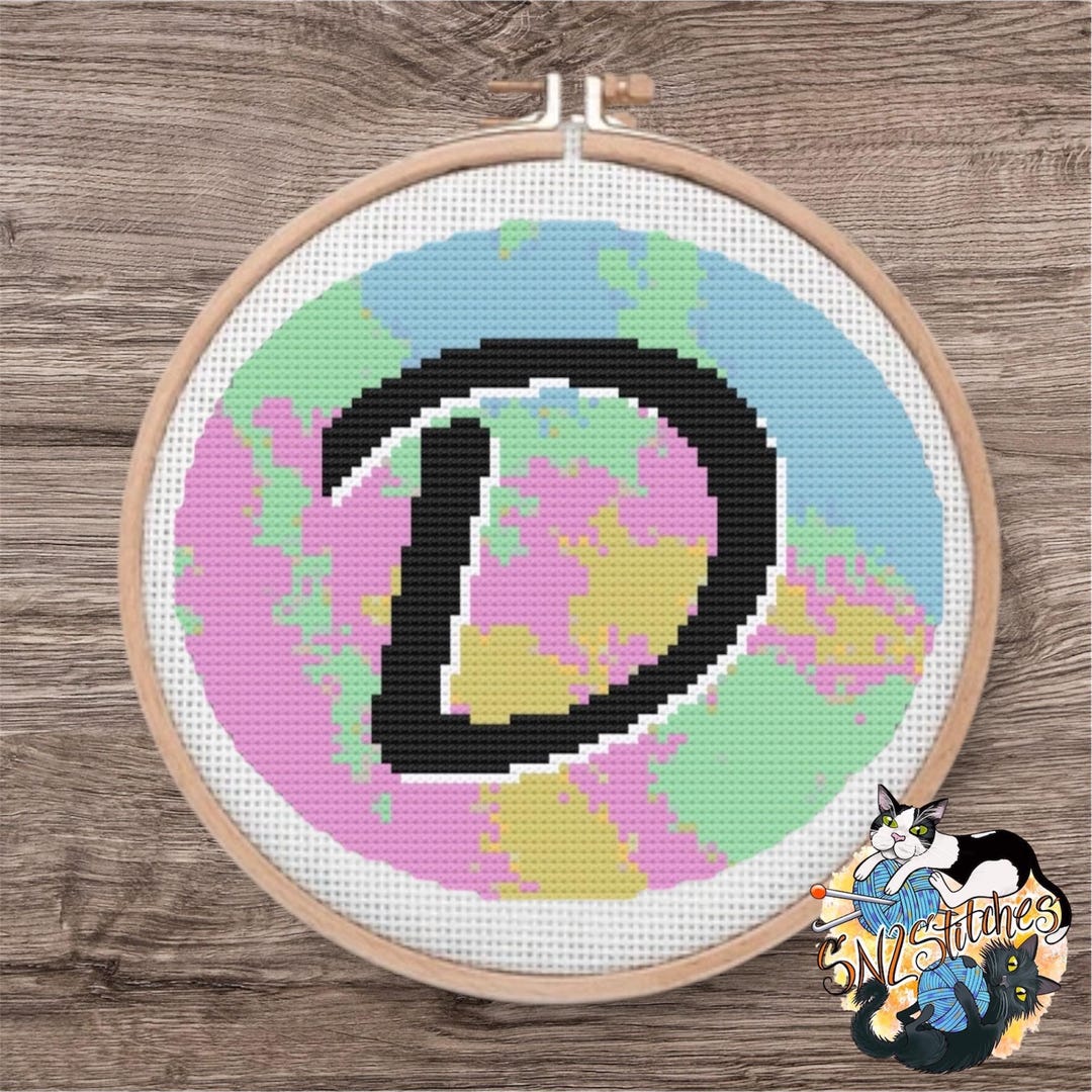 Letter "d" Cross Stitch Pattern PDF - Etsy