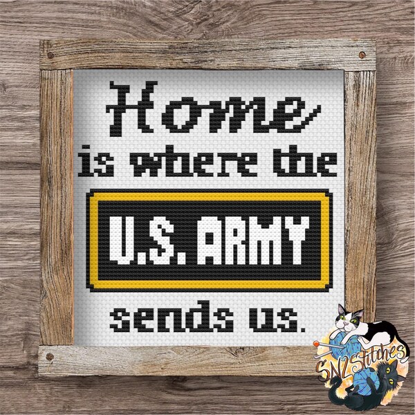 Army Cross Stitch - Etsy