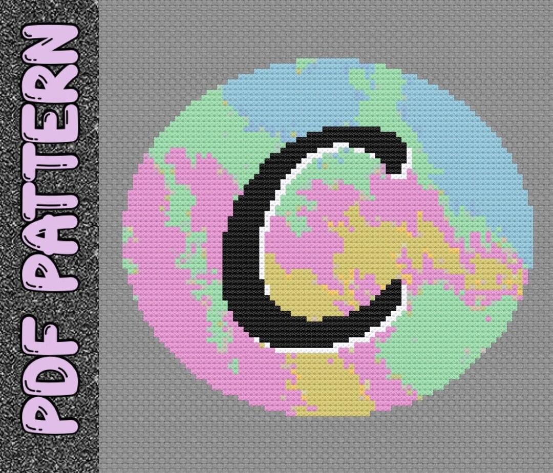 Letter c Cross Stitch Pattern PDF - Etsy