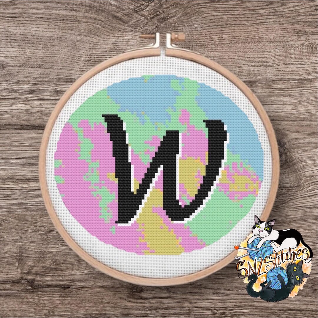 Letter "w" Cross Stitch Pattern PDF - Etsy