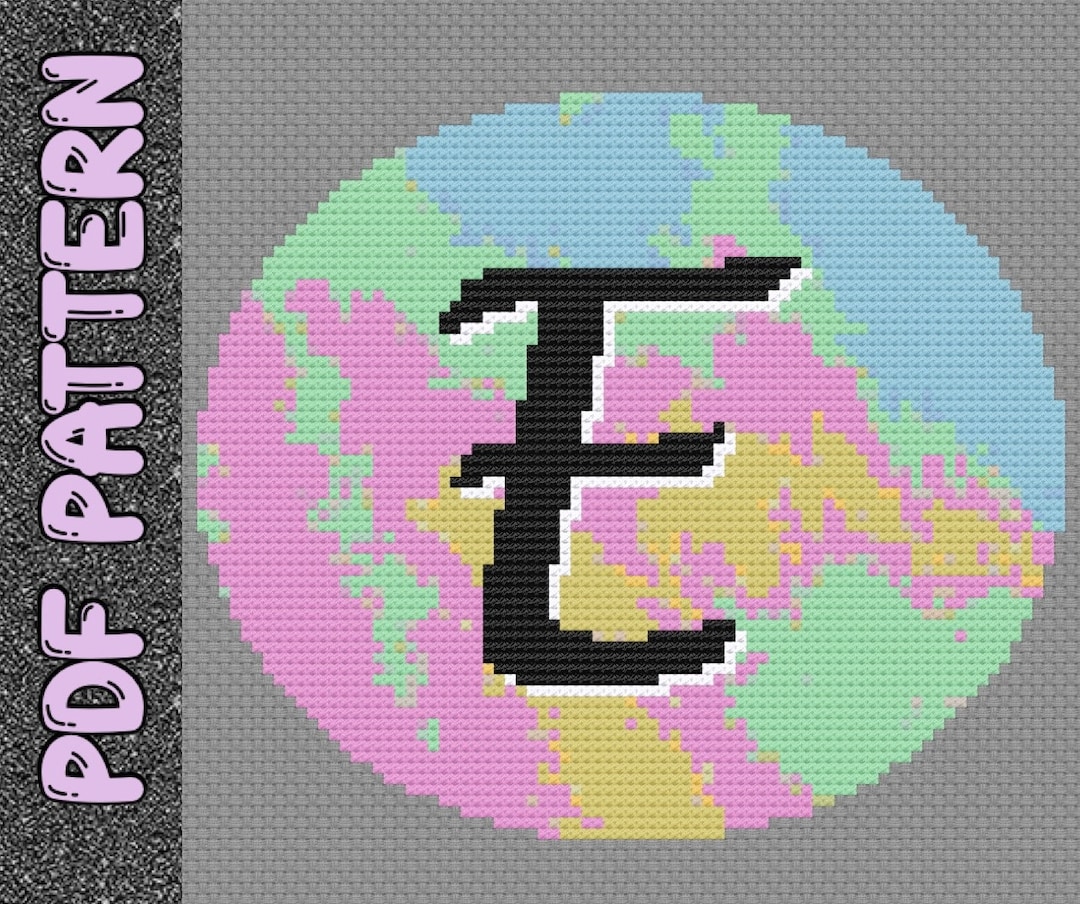 Letter e Cross Stitch Pattern PDF - Etsy