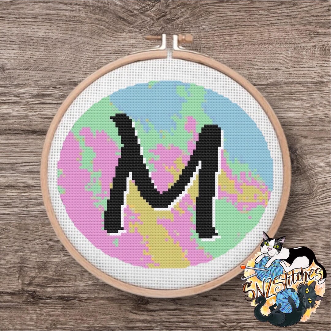 Letter "m" Cross Stitch Pattern PDF - Etsy