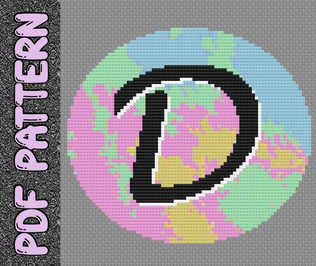 Letter d Cross Stitch Pattern PDF - Etsy
