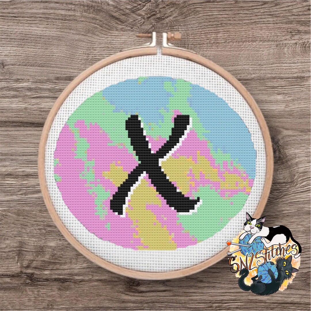 Letter "x" Cross Stitch Pattern PDF - Etsy