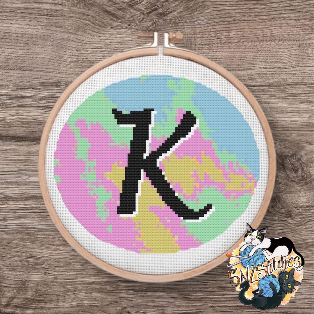 Letter "k" Cross Stitch Pattern PDF - Etsy
