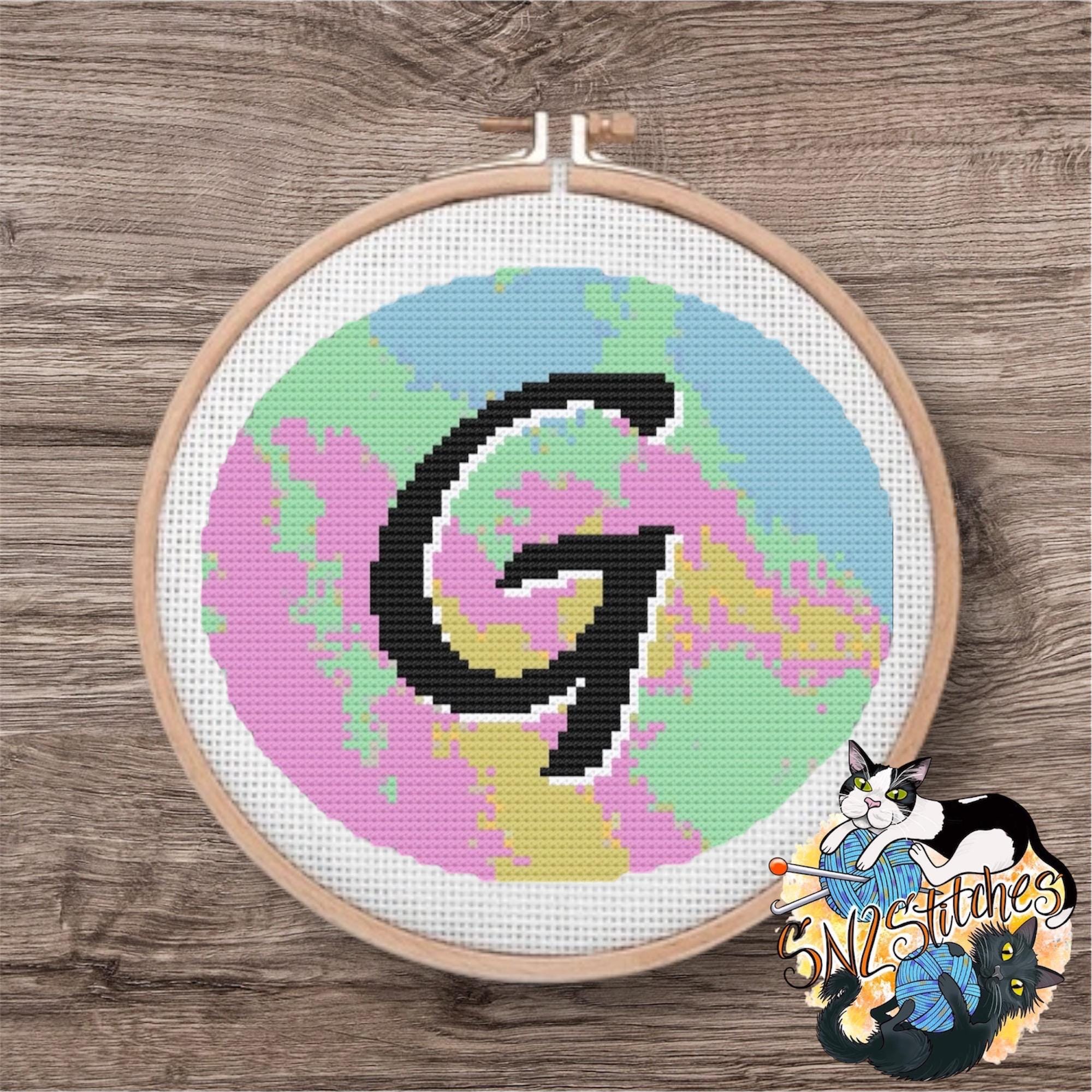 Letter "g" Cross Stitch Pattern PDF - Etsy