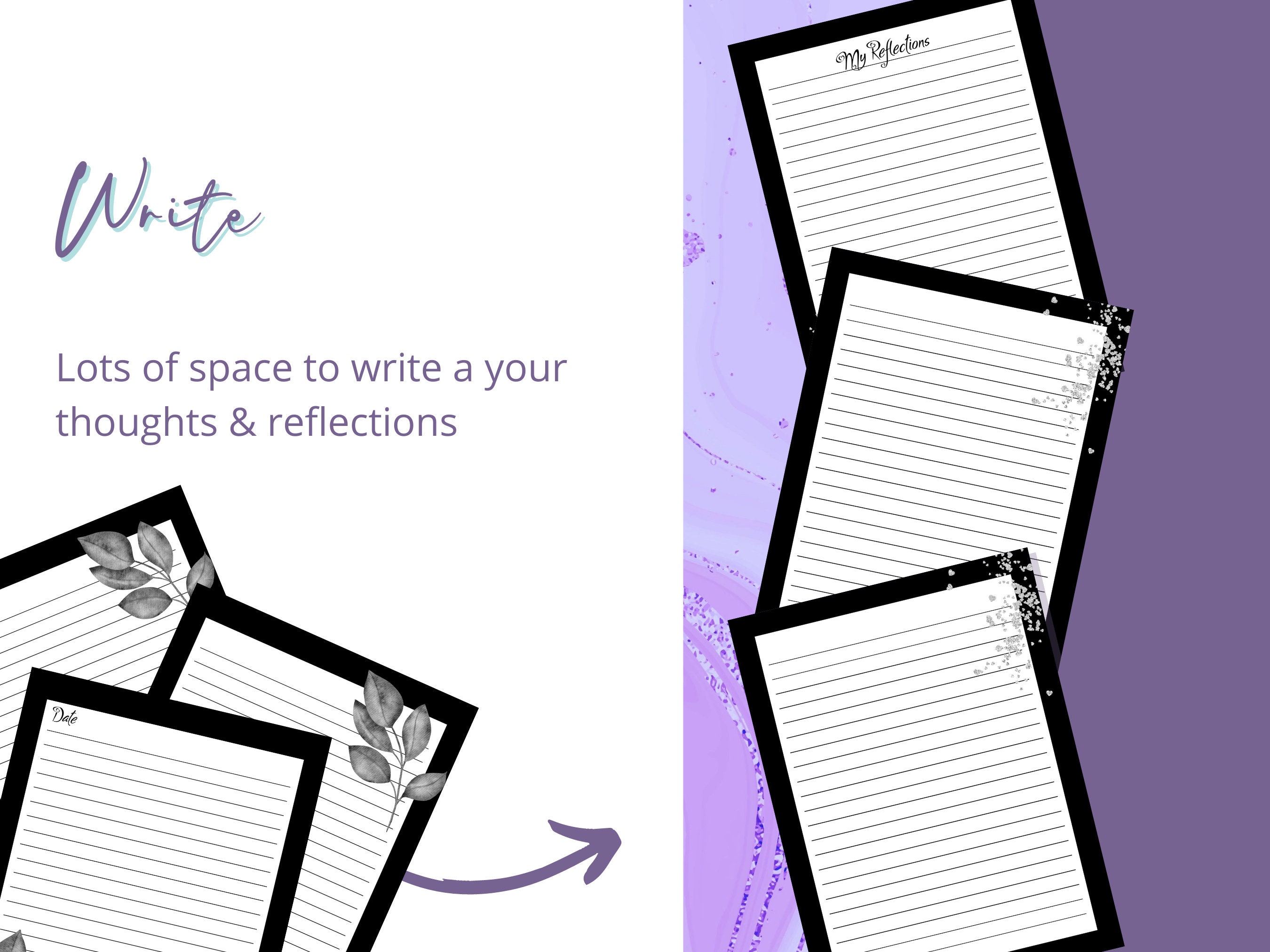 12 Month Gratitude Journal Printable - Etsy