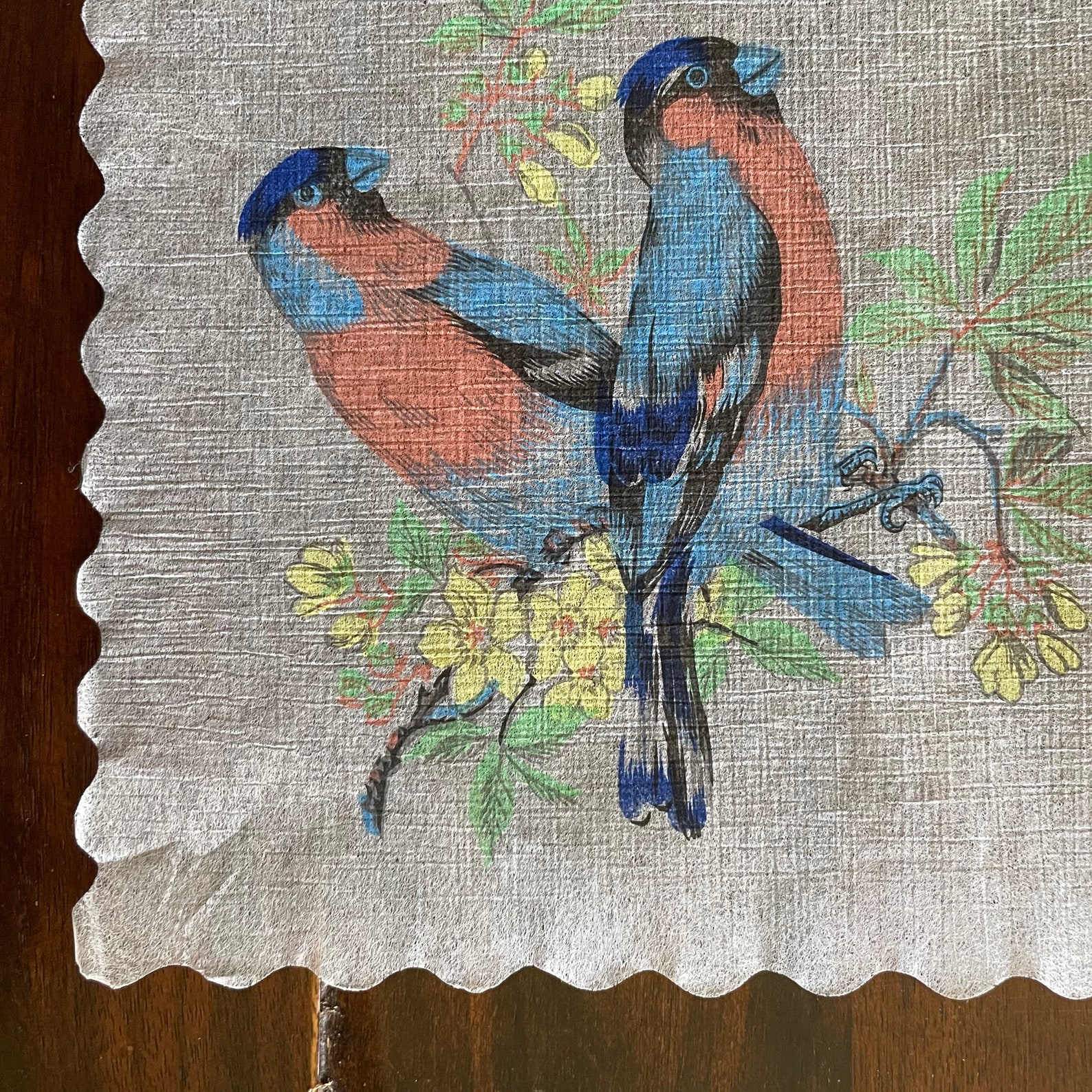 Bluebird Silk Effect Napkins Rice Paper Made in Japan - Etsy