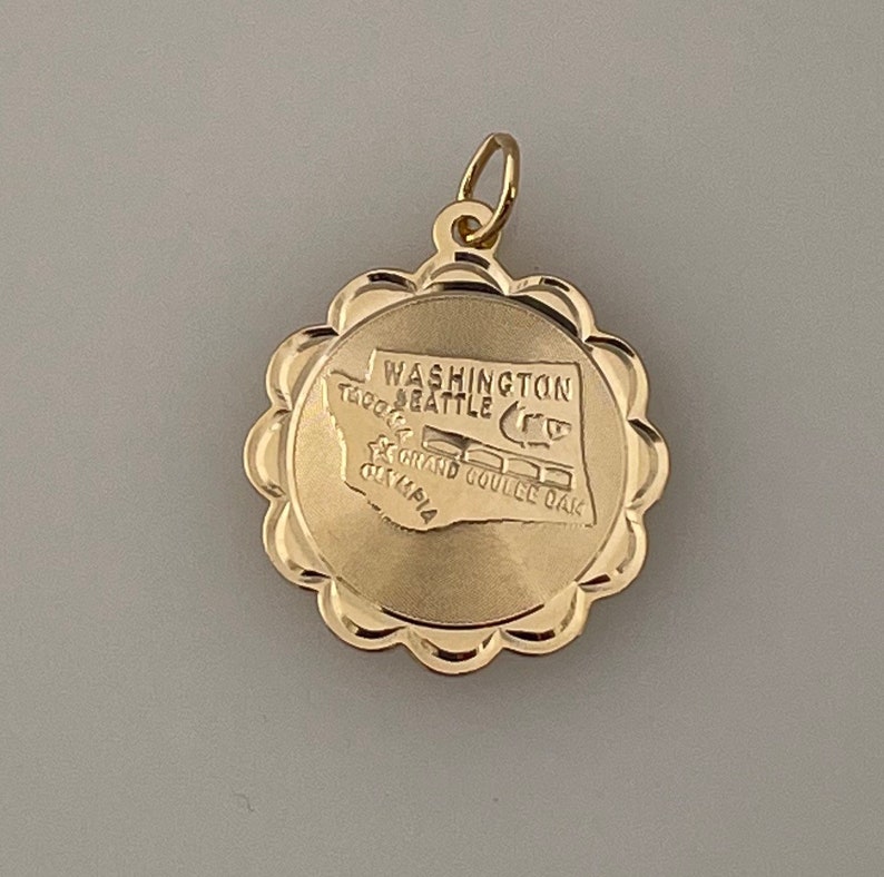 Vintage 12k Gold Filled Seattle Washington Charms - Etsy