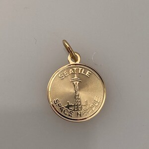 Vintage 12k Gold Filled Seattle Washington Charms - Etsy