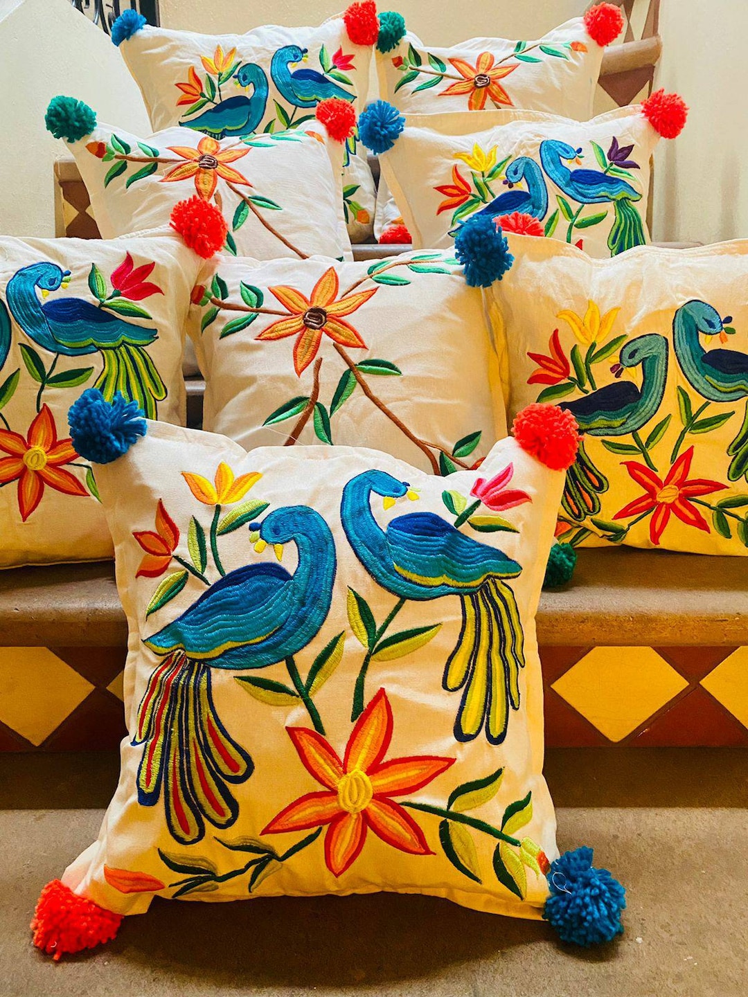 Mexican Pillow, Mexican Pillows Covers, Mexican Pillow, Mexican Throw ...