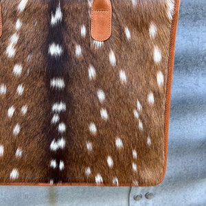 Back in Stock South TX Axis Hide Laptop/tote & Buttery Colombian ...