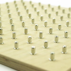 Big 10x10 Wood Handmade Geoboard, Montessori Toddler Toys, Montessori ...