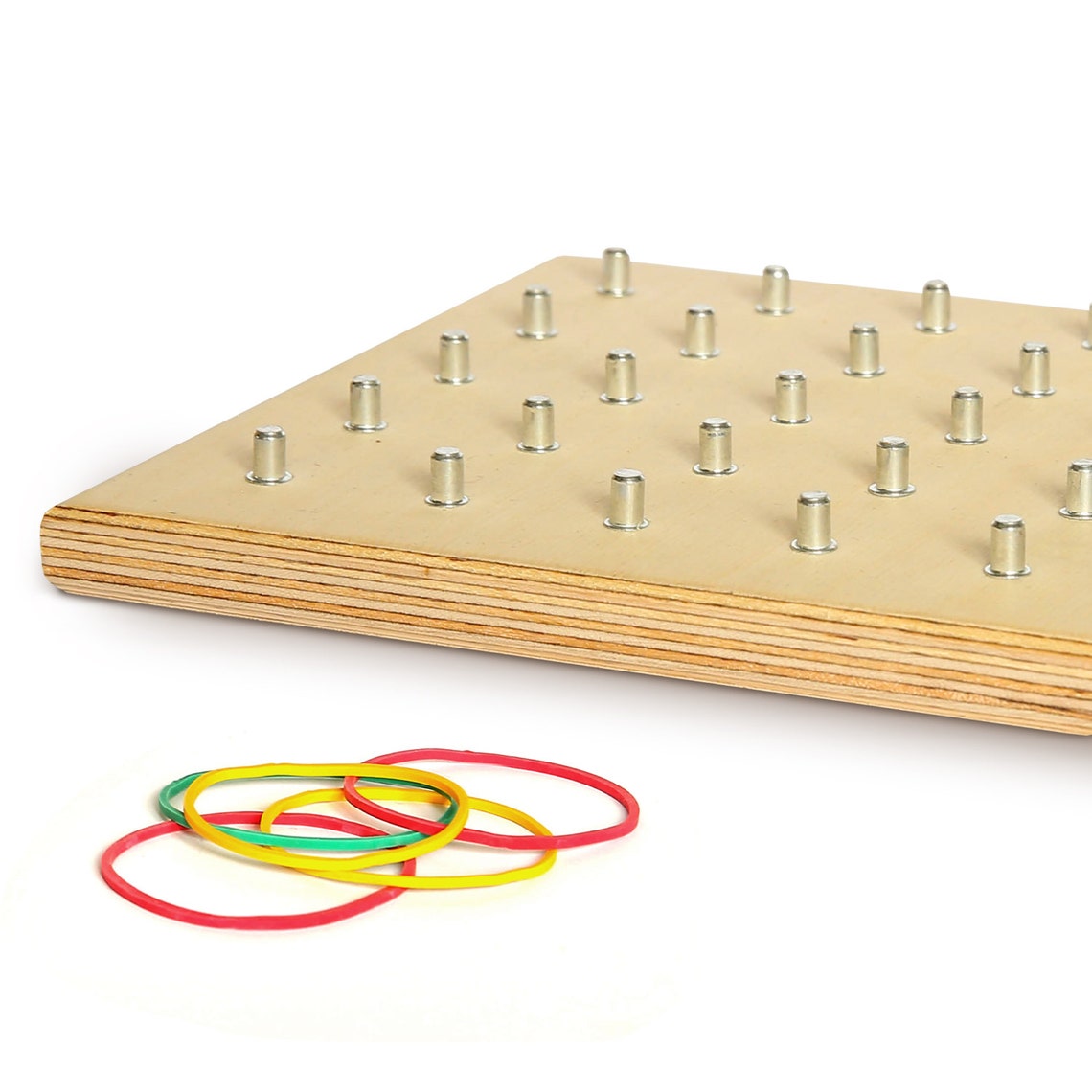 Geoboard 5x5 Geoboard Montessori Toddler Toys Very Natural | Etsy