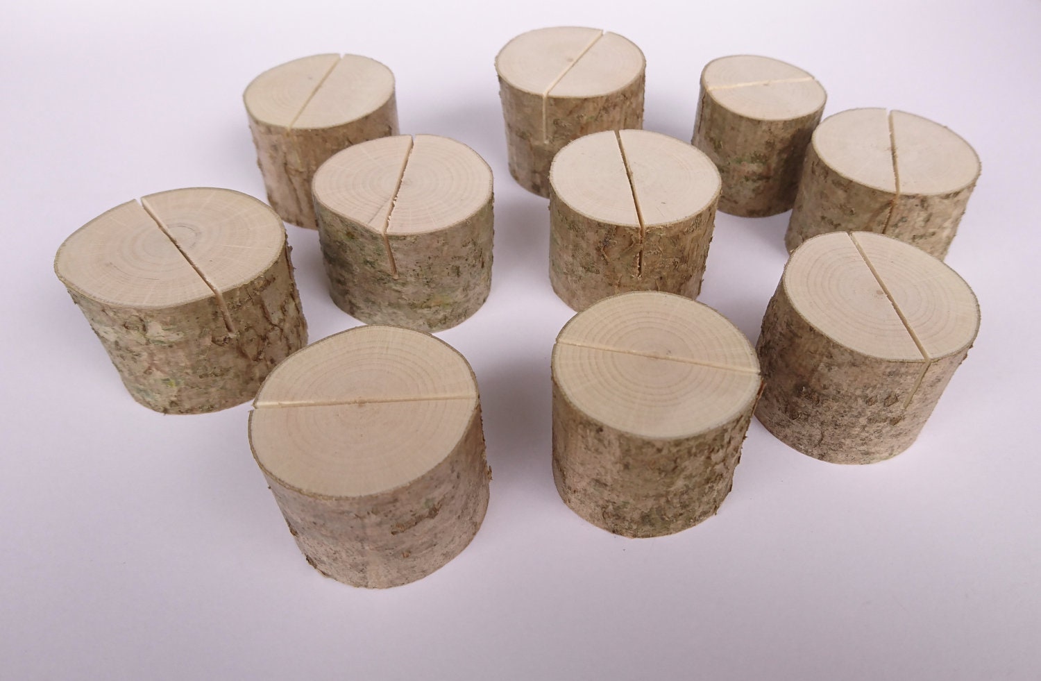 20 Wood Card Holders for Rustic Small Table Decor Place Bridal - Etsy