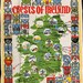 Vintage Souvenir Map and Crests of Ireland Towel - Etsy