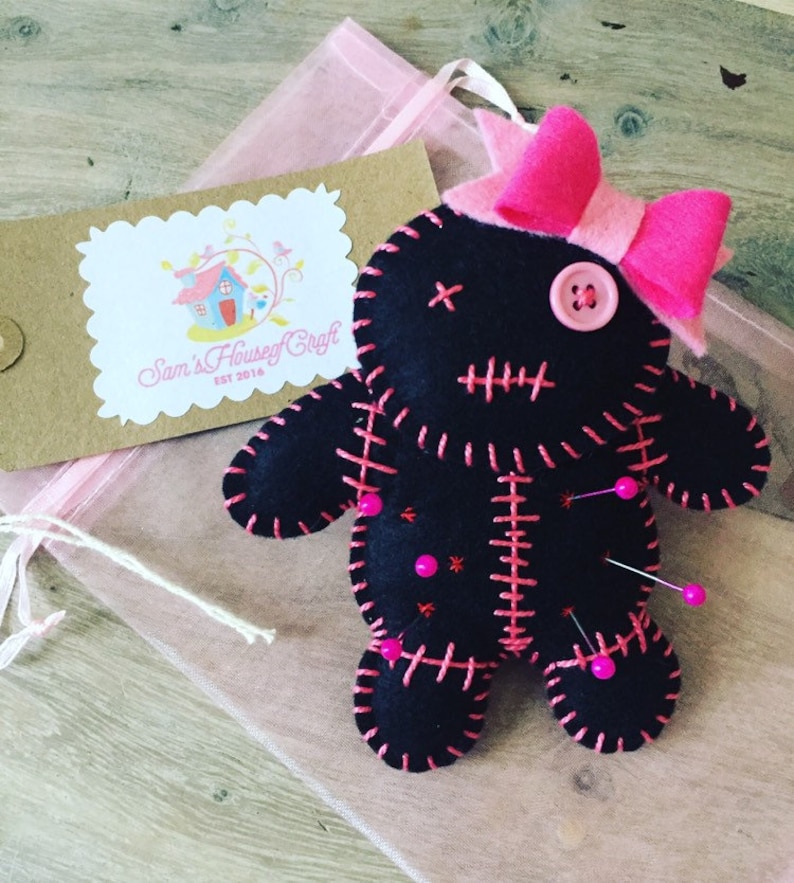 Small Decorative Felt Voodoo Doll Zombie Doll Creepy/horror - Etsy