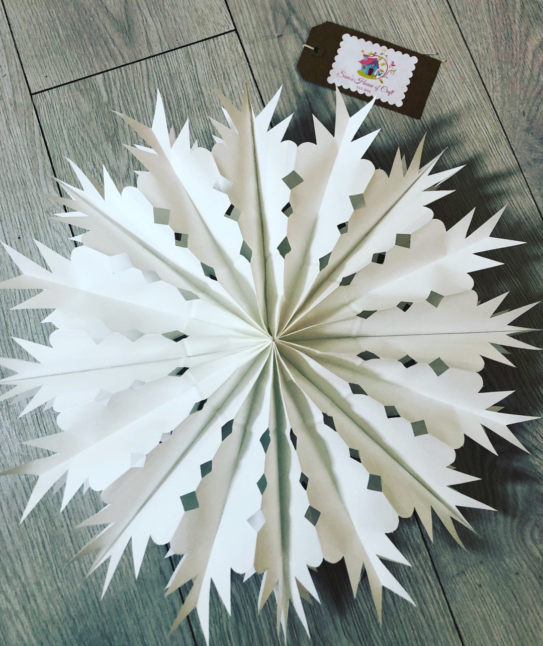 Giant Hanging Snowflakes, Paper Snowflakes, Christmas Decoration ...