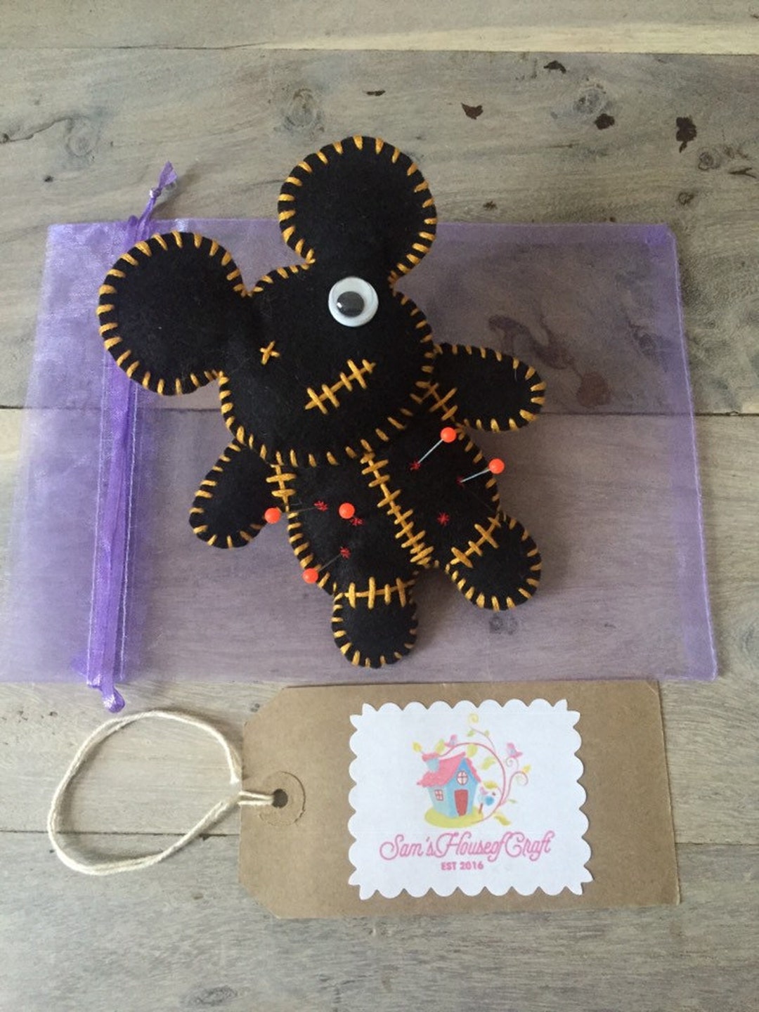 Small Decorative Felt Voodoo Doll Mouse, Zombie Doll, Creepy/horror Pin ...