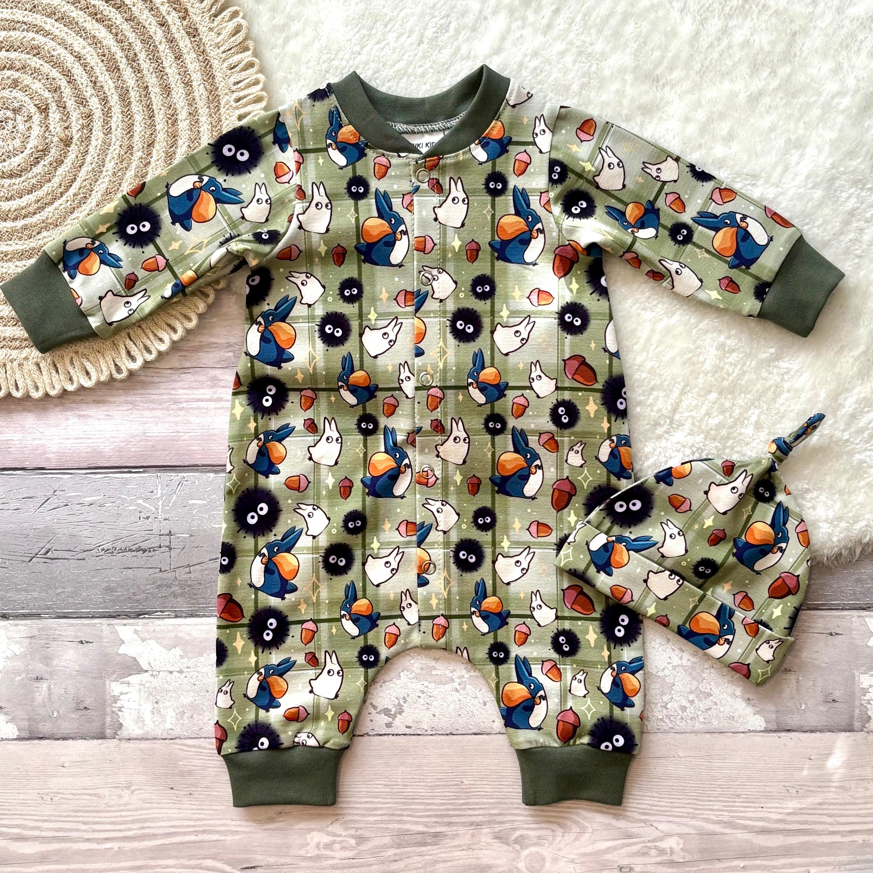 Soot Sprites Baby Sleepsuit Gift Set: Kawaii Totoro Inspired Baby ...