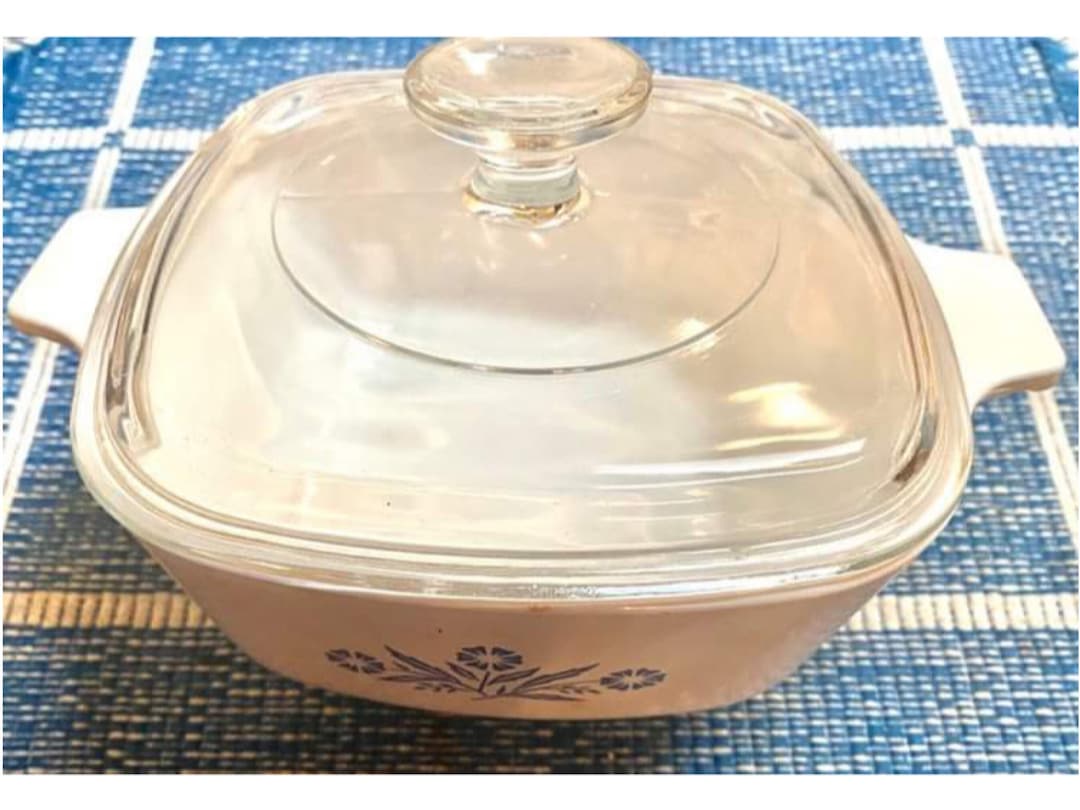 1958 Very Rare Authentic Vintage Pyrex Corning Ware Blue Cornflower 1 1 ...