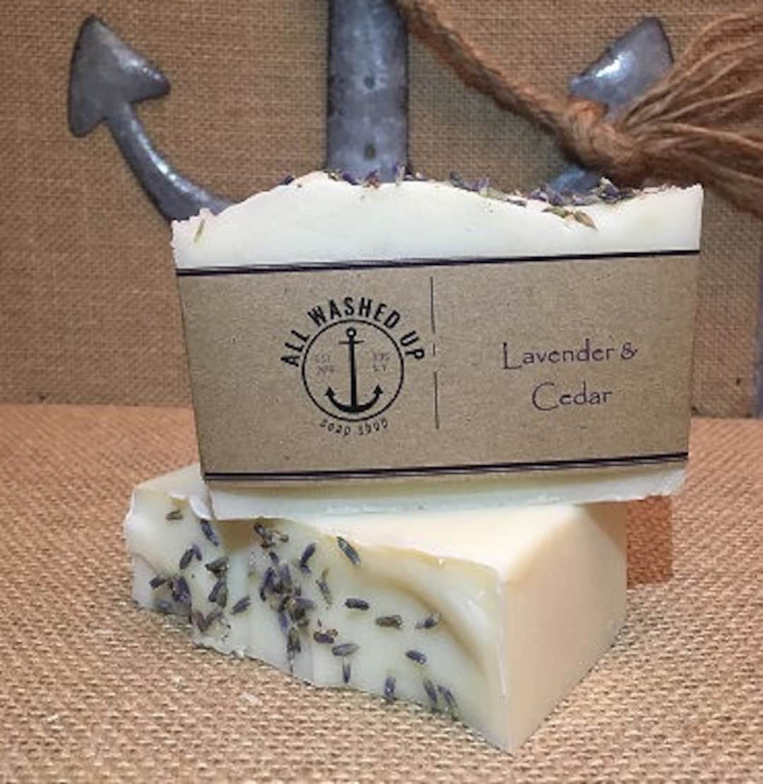 Lavender & Cedar - Handmade Soap - Vegan - Homemade Soap - All Natural ...