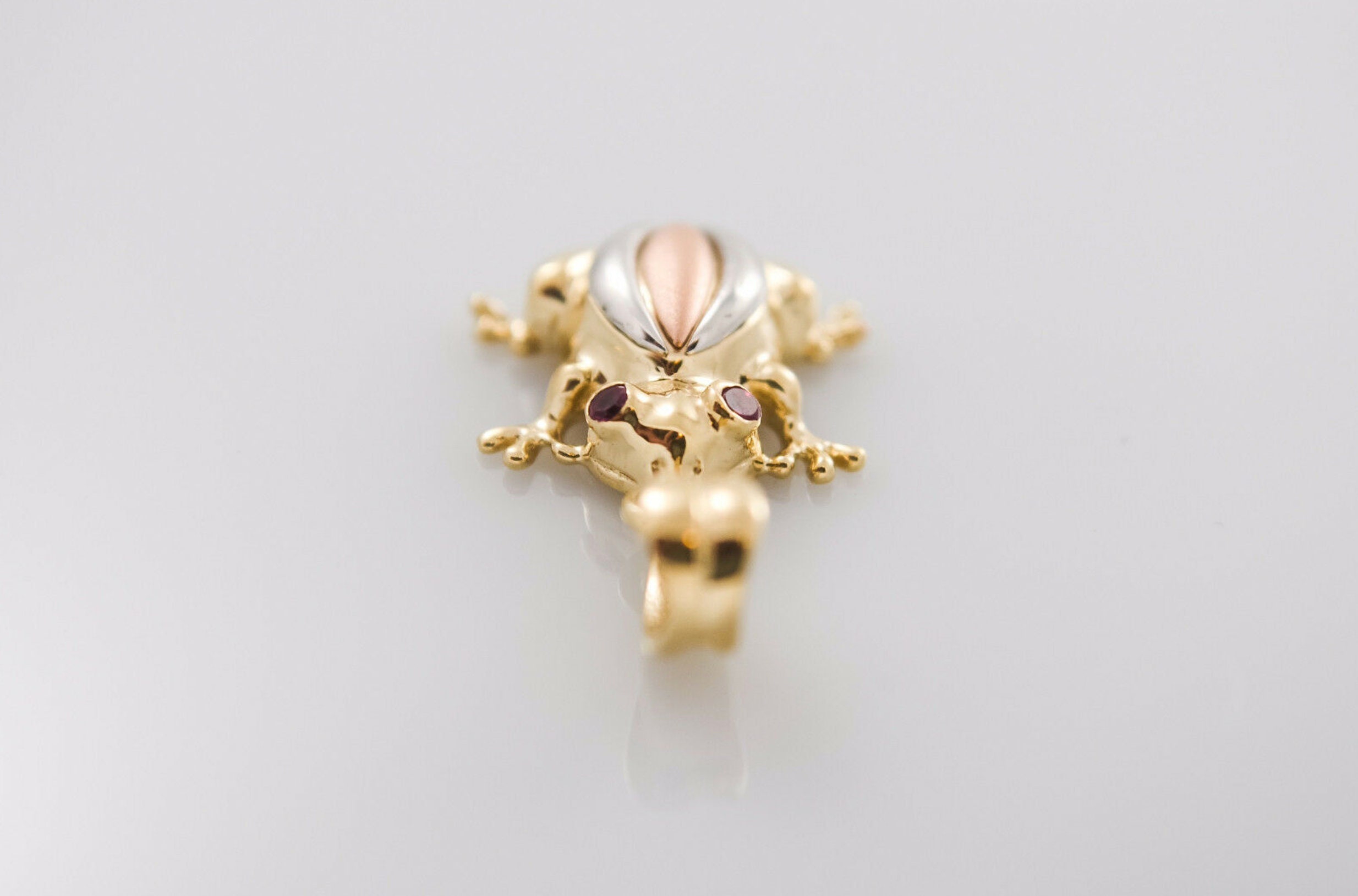 Ranita de la Suerte Medalla Rana de Oro 14k Gold Lucky Frog | Etsy