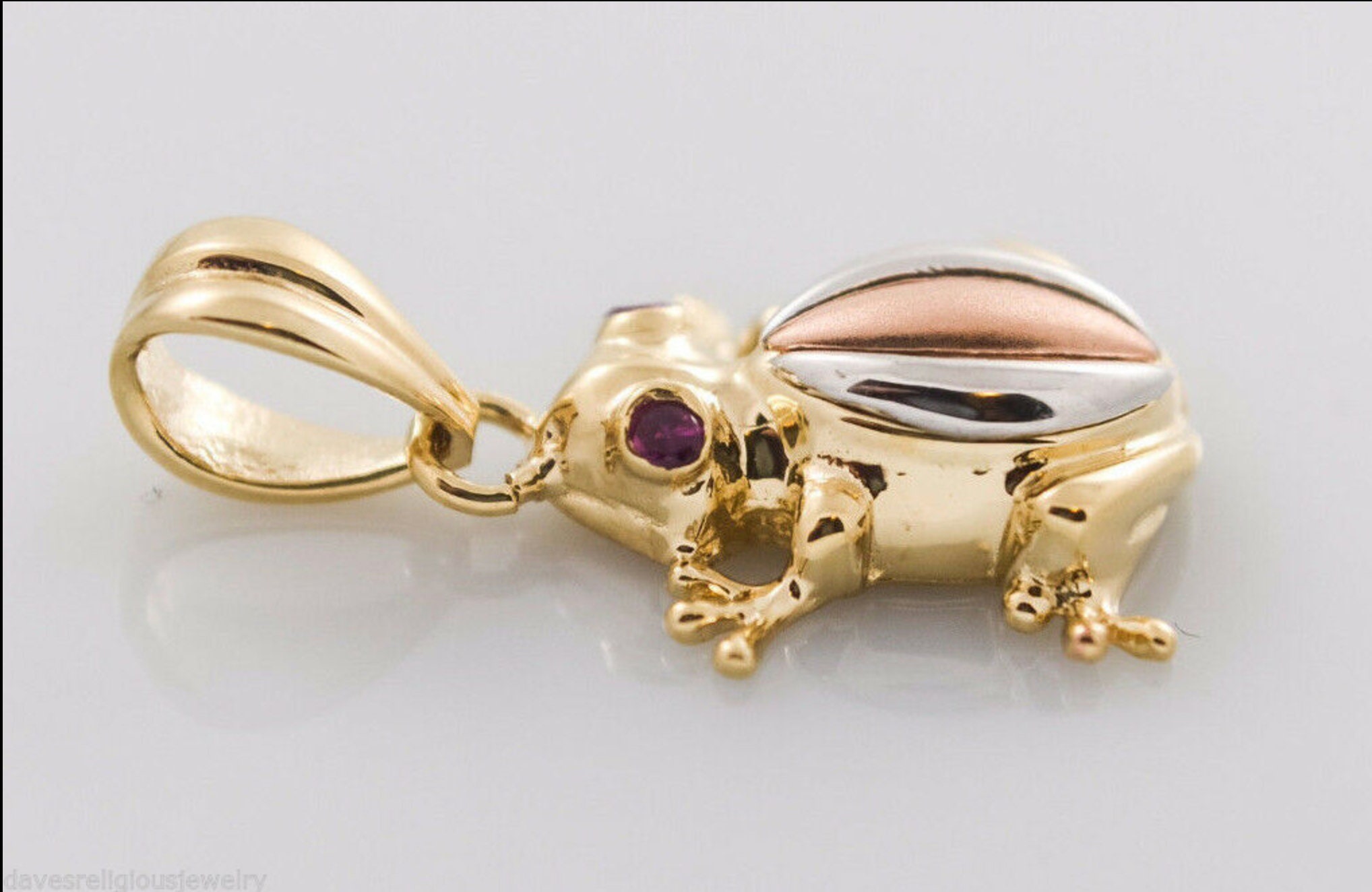 Ranita De La Suerte Medalla Rana De Oro 14k Gold Lucky Frog Charm Luck ...