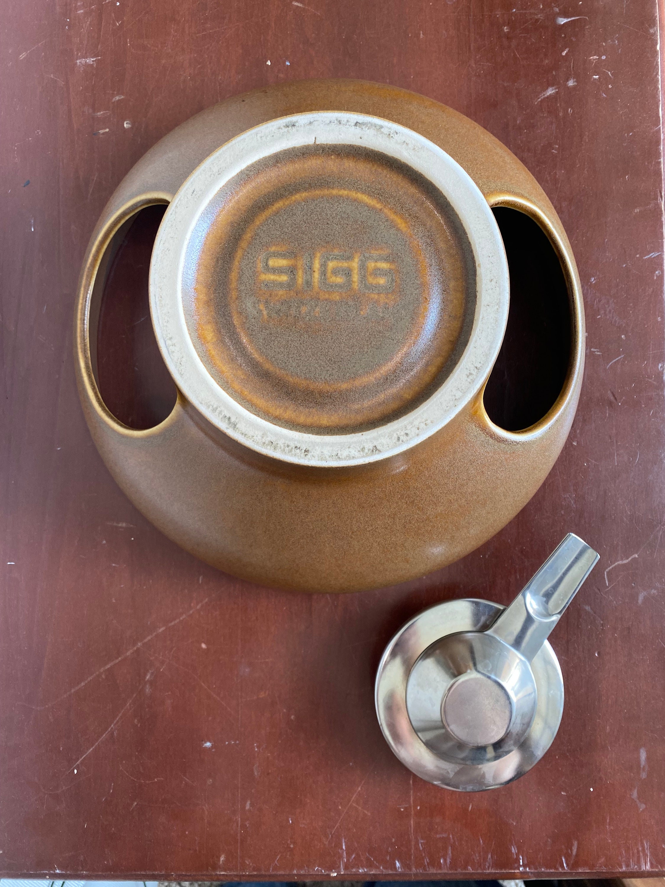 Rare Vintage Sigg Switzerland Brown Ceramic Raclette - Etsy