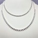 Halfway Diamond Tennis Necklace - Etsy