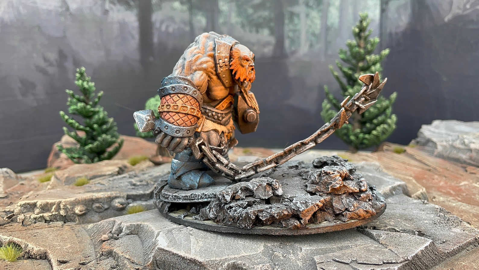 Pro Painted Fire Giant Mini - Etsy