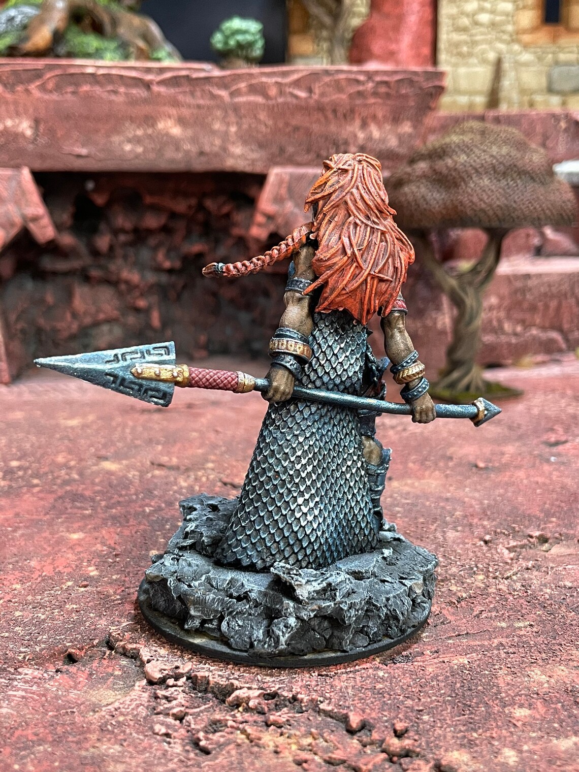 Pro Painted Female Fire Giant Mini - Etsy