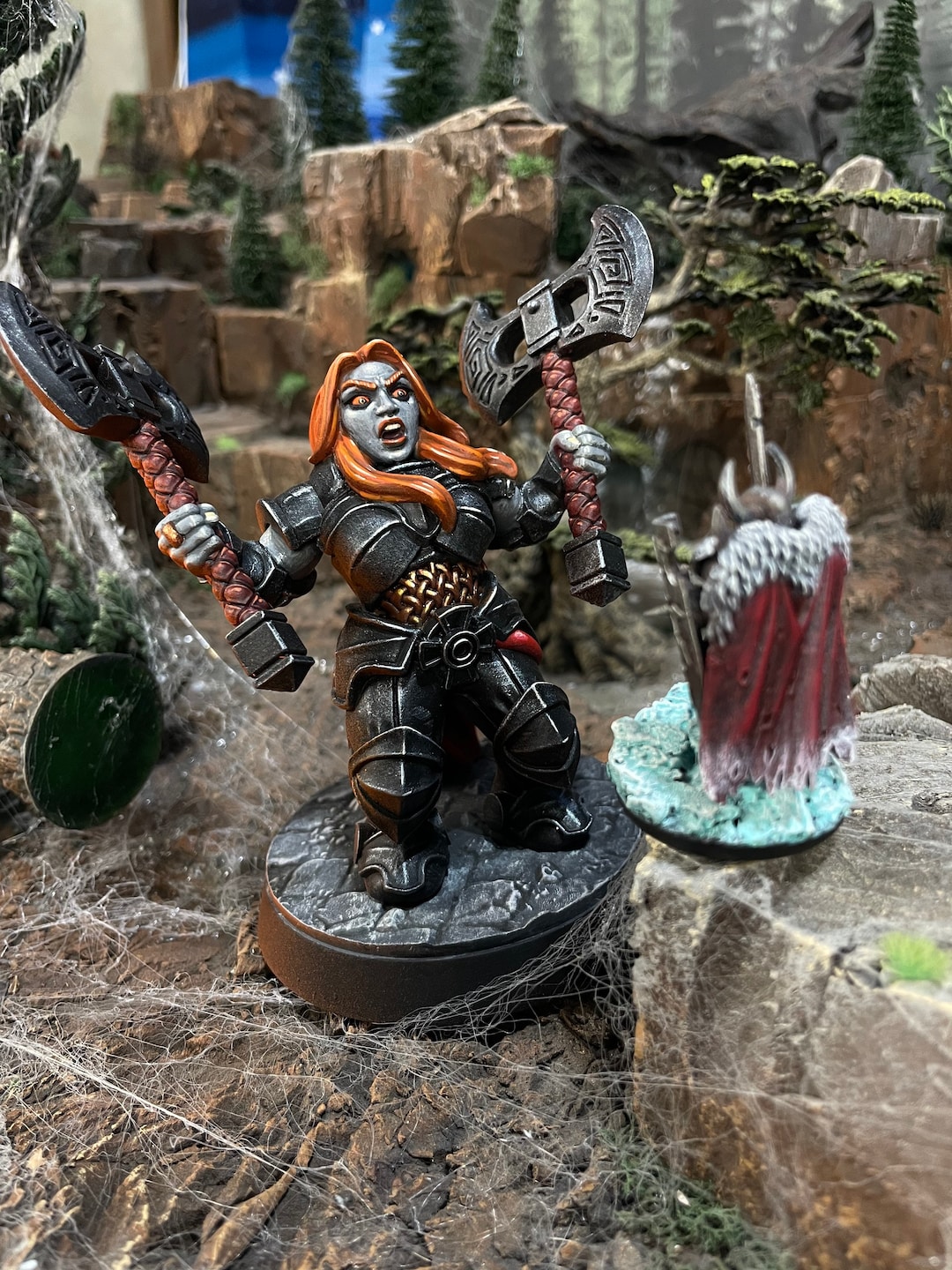 Pro Painted Female Fire Giant Mini - Etsy