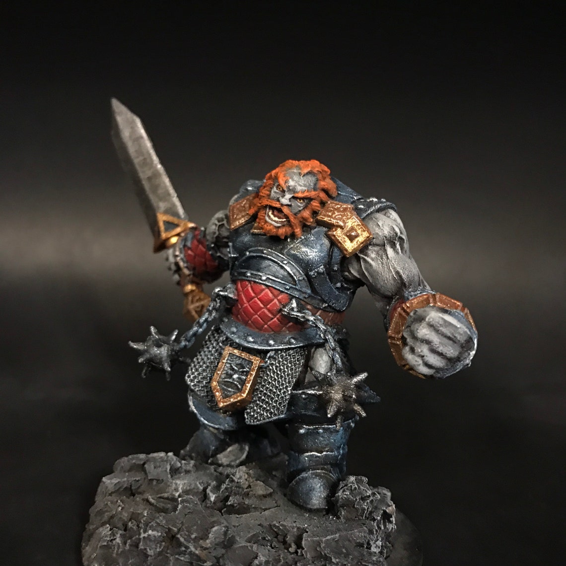 Pro Painted Fire Giant - Etsy