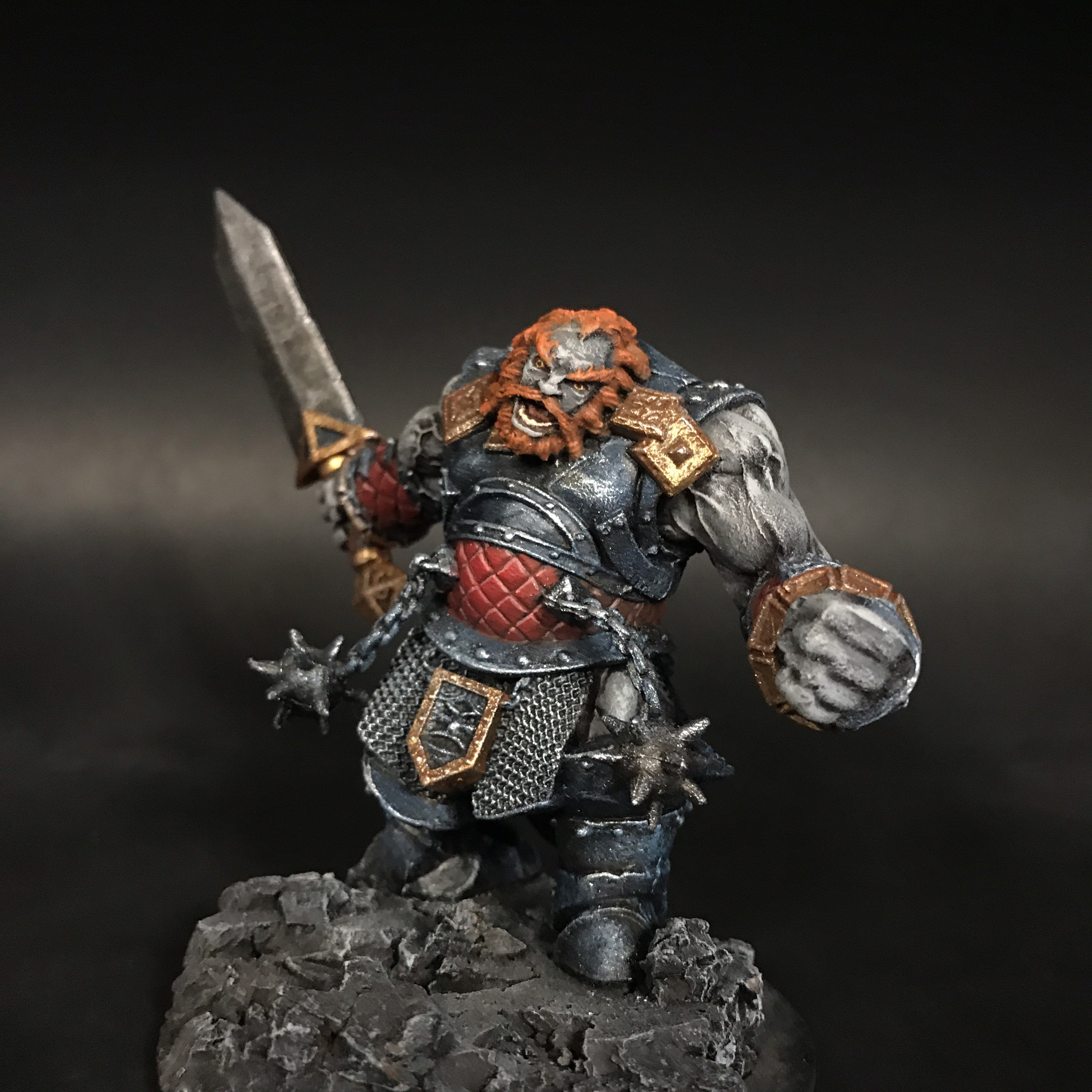 Pro Painted Fire Giant - Etsy