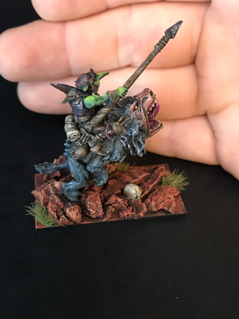 Pro Painted Goblin Wargling Rider for Dnd or Pathfinder - Etsy