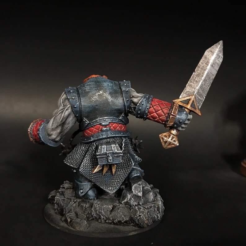 Pro Painted Fire Giant | Etsy