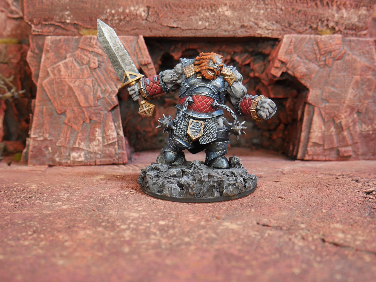 Pro Painted Fire Giant - Etsy