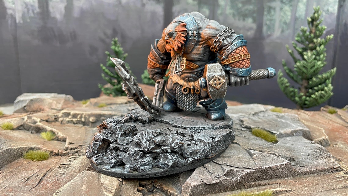 Pro Painted Fire Giant Mini - Etsy